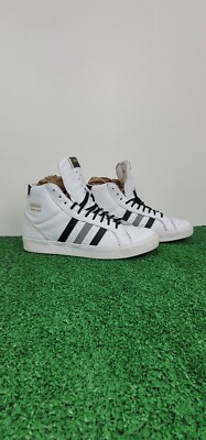 Adidas Originals Basket Profi High Top Trainers White Leather size 9 ...