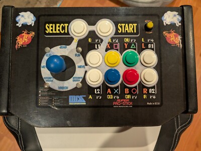 MAS Arcade Fight Stick Joystick Happ Competition PS2 | eBay
