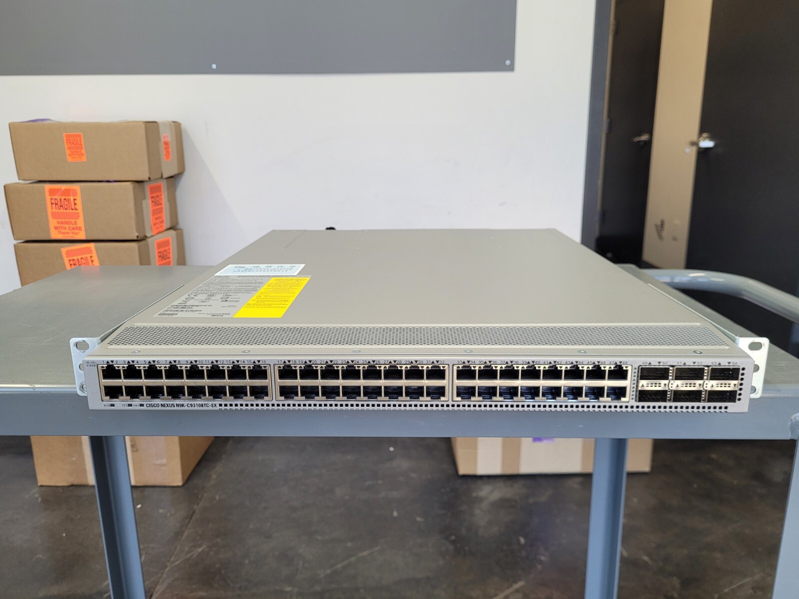 Cisco N9K-C93108TC-EX NEXUS 9300 48-PORT 10G BASE-T, 6P 100G QSFP28 ...