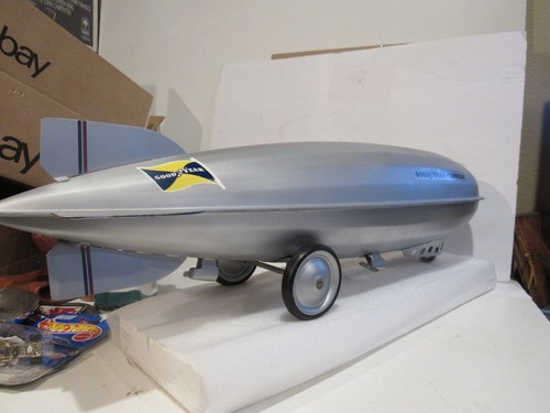 1930's Good Year Blimp Pull Toy Fully Restored Metal Zeppelin rare | eBay