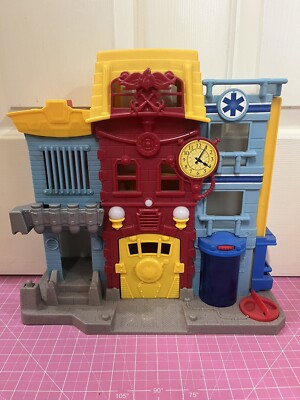 Fisher-Price Imaginext Rescue CIty Center Fire Station Playset | eBay