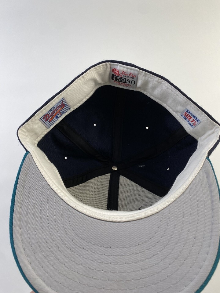Vintage 90s Seattle Mariners Hat New Era 59/50 Diamond Collection 7 1/2 ...