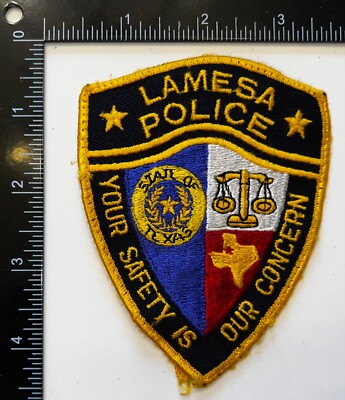 OBSOLETE Lamesa Texas TX Police Patch | eBay