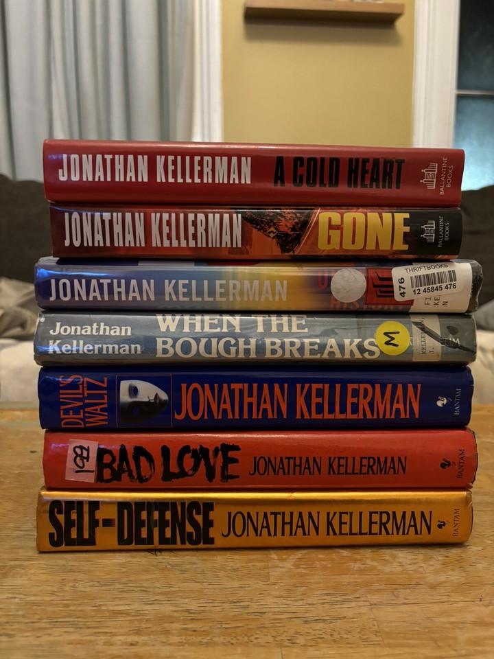 Lot of 7 JONATHAN KELLERMAN Hardcover Murder Mystery Books- HC Detective Novels | eBay