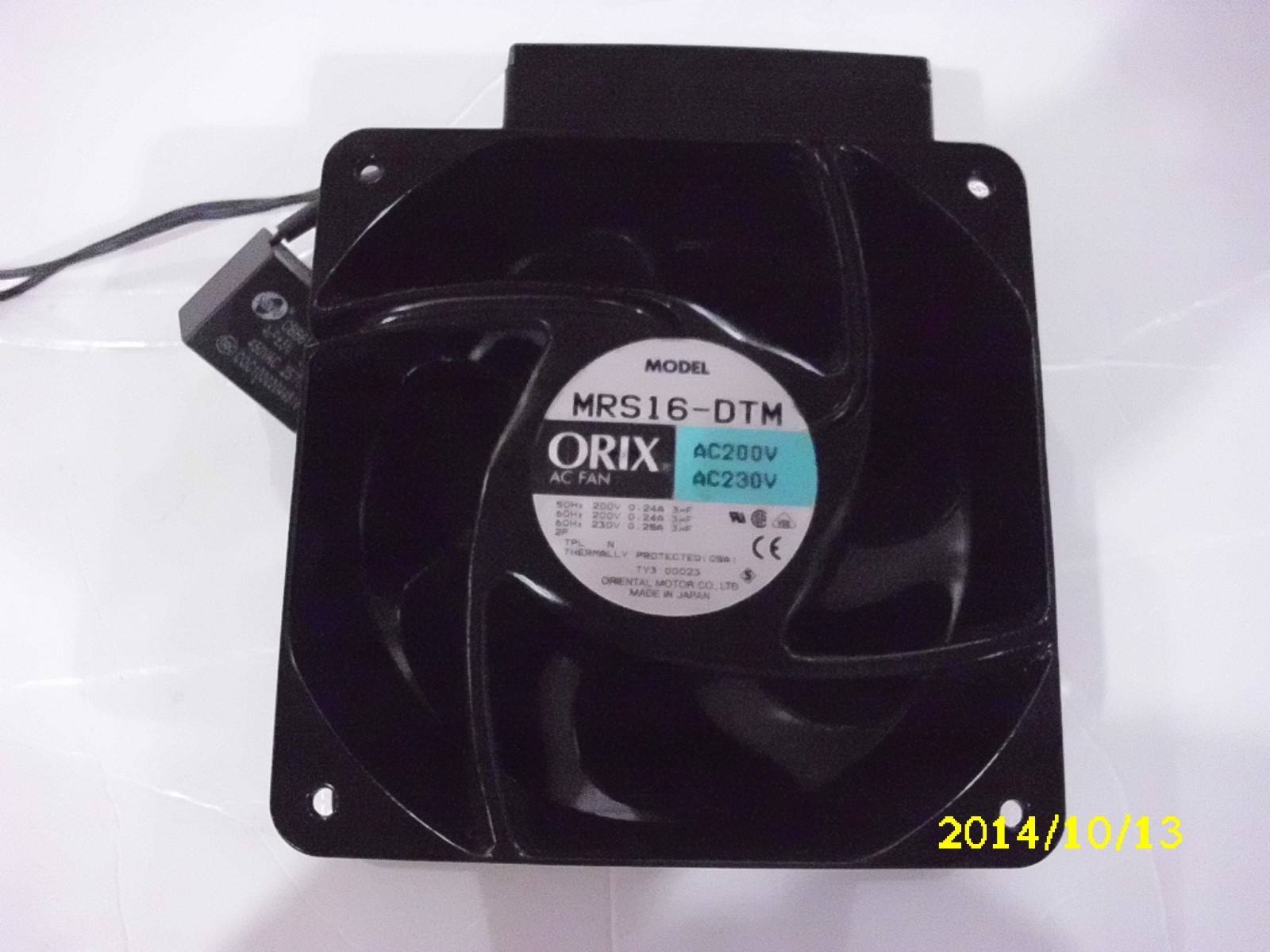 1 PCS ORIX Fan MRS16-DTM AC 200V/230V 160*160*62 MM cooling fan | eBay