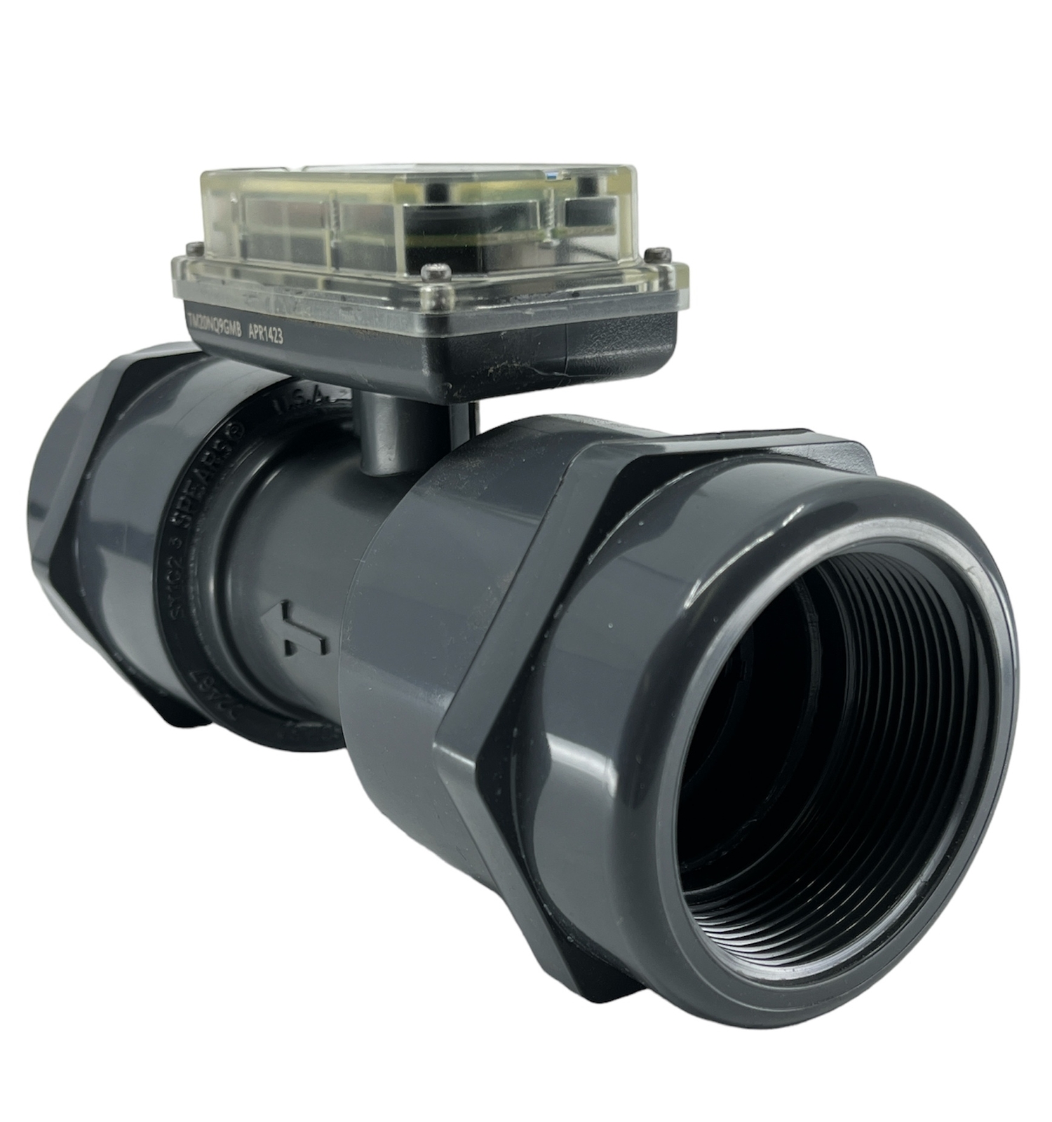 FLOMEC Turbine Flow Meter 2 Inch NPT PVC, 20-200 GPM (76-760 LPM ...