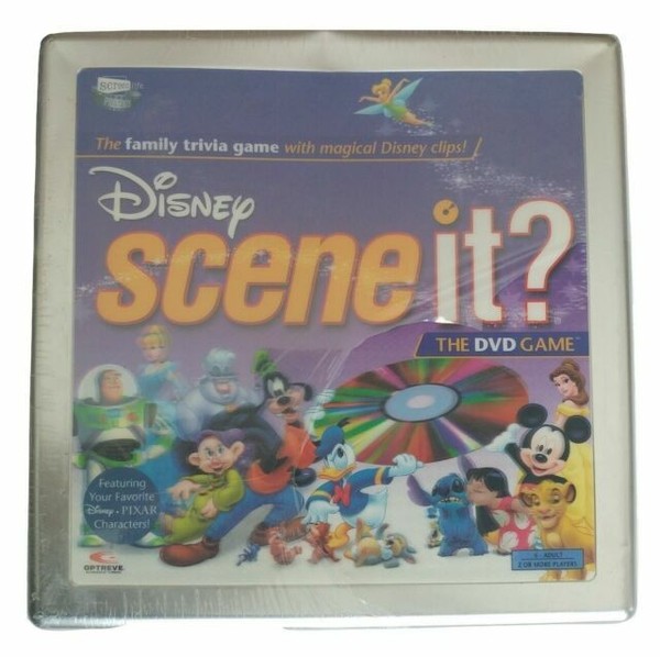 Disney Scene It? 1st Edition DVD Game Holographic Tin 100 Complete EUC ...