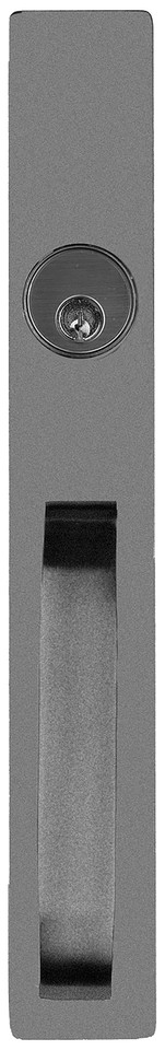 V Series Sprayed Black Grade 1 Exit Trim, Night Latch Function, S Pull ...