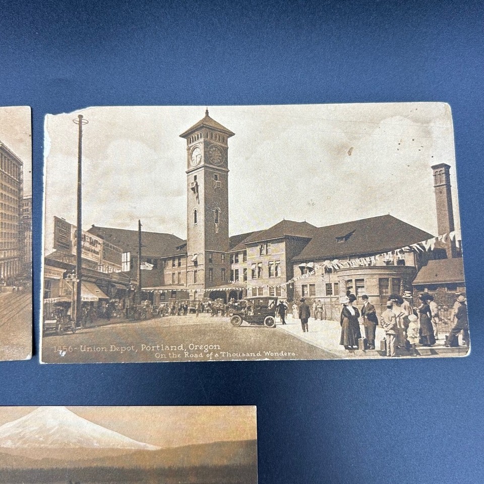 Early 1900 Portland, Oregon, USA Sepia Landscape Architecture Postcards ...