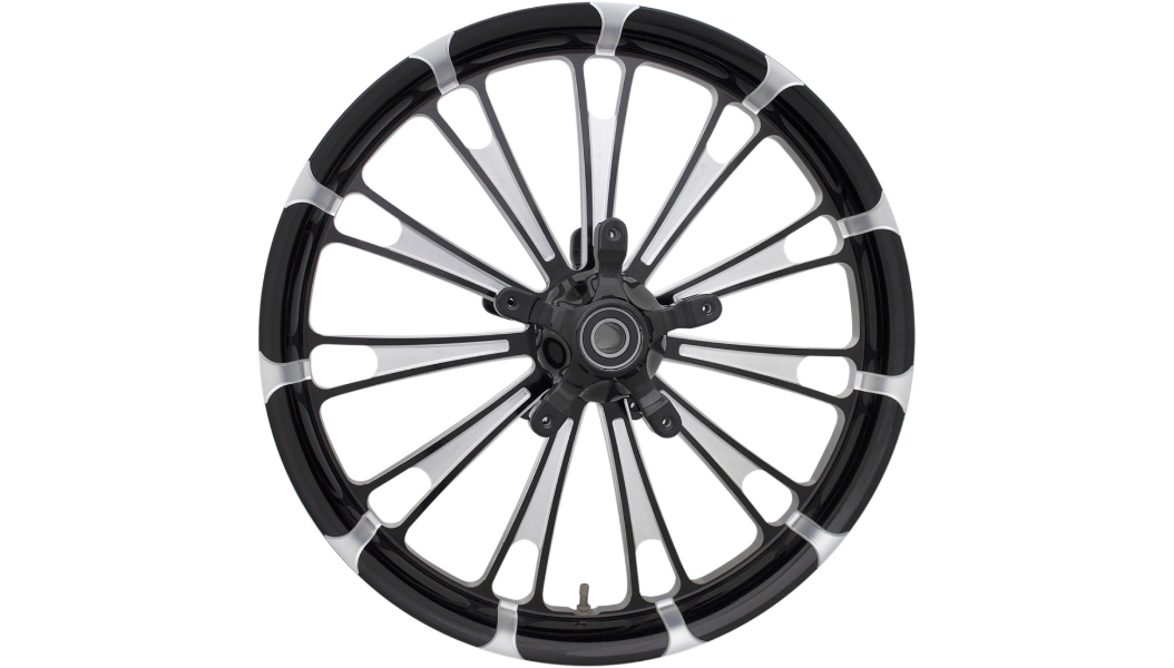 Coastal Moto Fuel Rear Wheel Rim Black Cut 16x5.5 SD ABS TPMS Harley ...