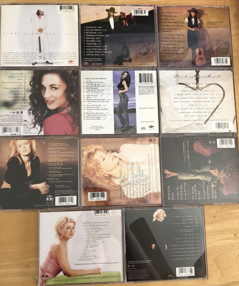 Women Of Country CD Lot 11 - Reba,Terri Clark,Shania,Faith,Sherrie ...