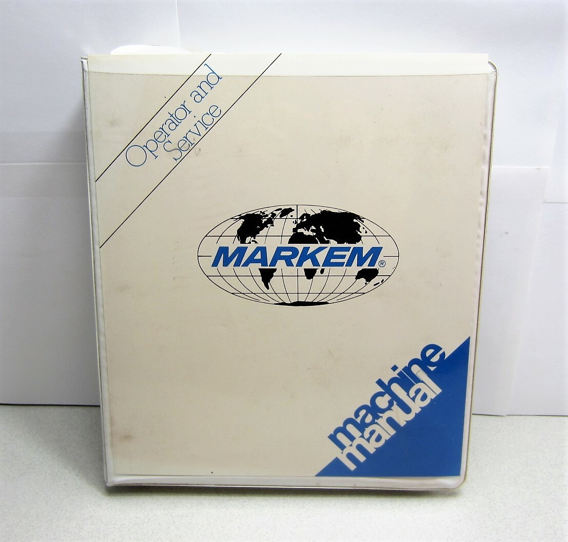 MARKEM Operator Machine Manual U-1455/U-1475 & Model 530 Manual | eBay