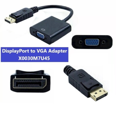 Moread Display port (DP) to VGA Adapter, Display Port to VGA ...