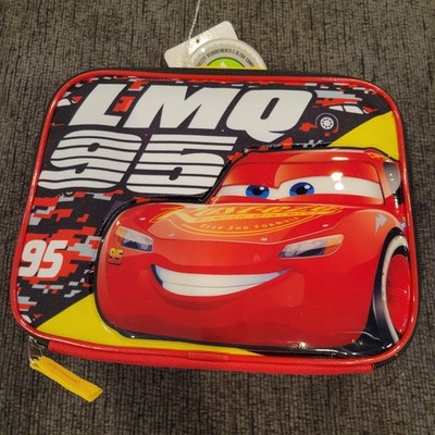 Disney Pixar Cars Lightning McQueen Insulated Lunch Bag School Boys ...