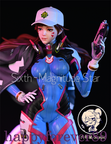 LDX Studio D.VA Game Girl Resin Statue DVA Model 1/4 Scale Led EX Ver ...