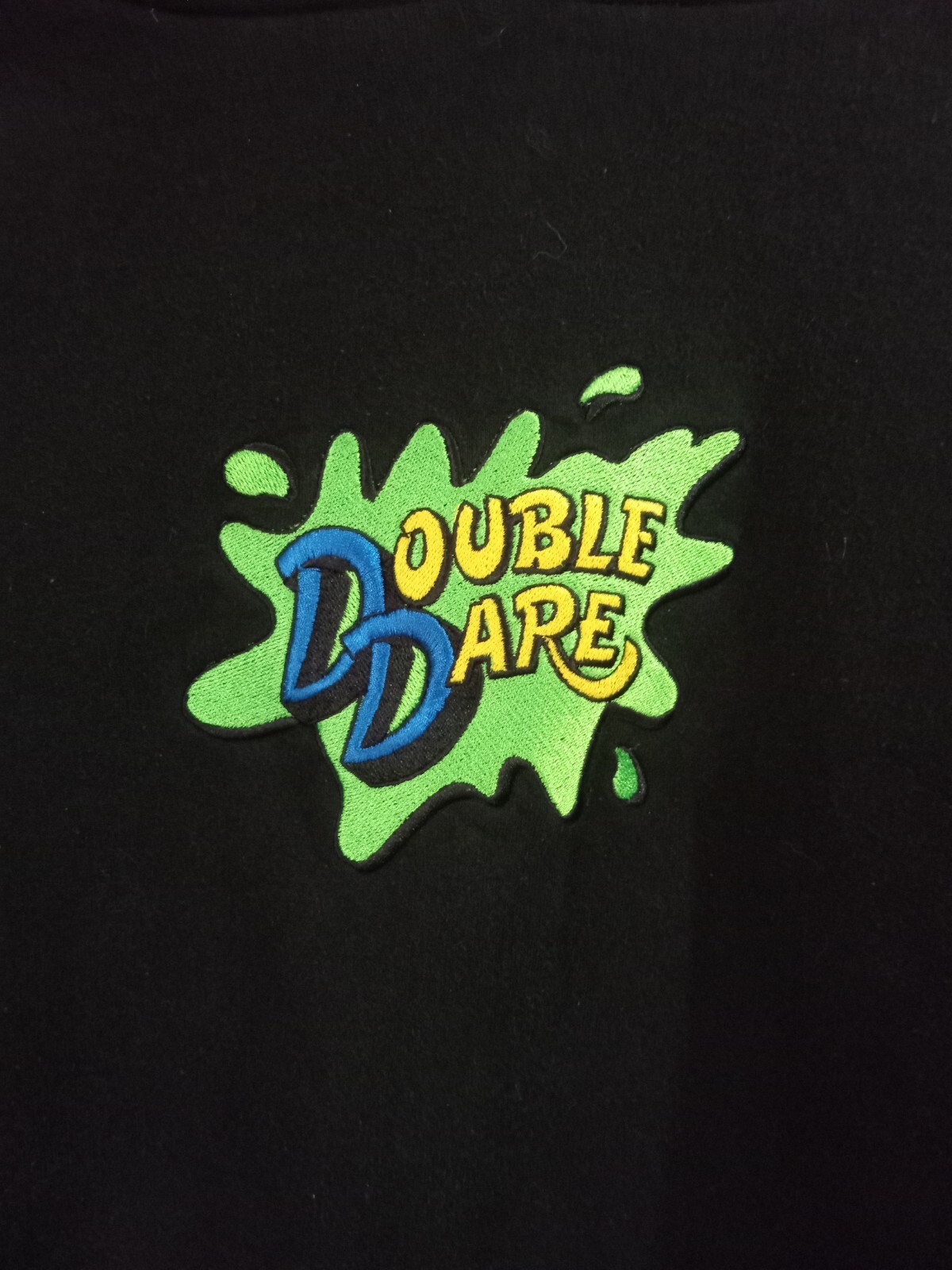Nickelodeon Double Dare Embroidered Logo Hoodie Hoode… - Gem
