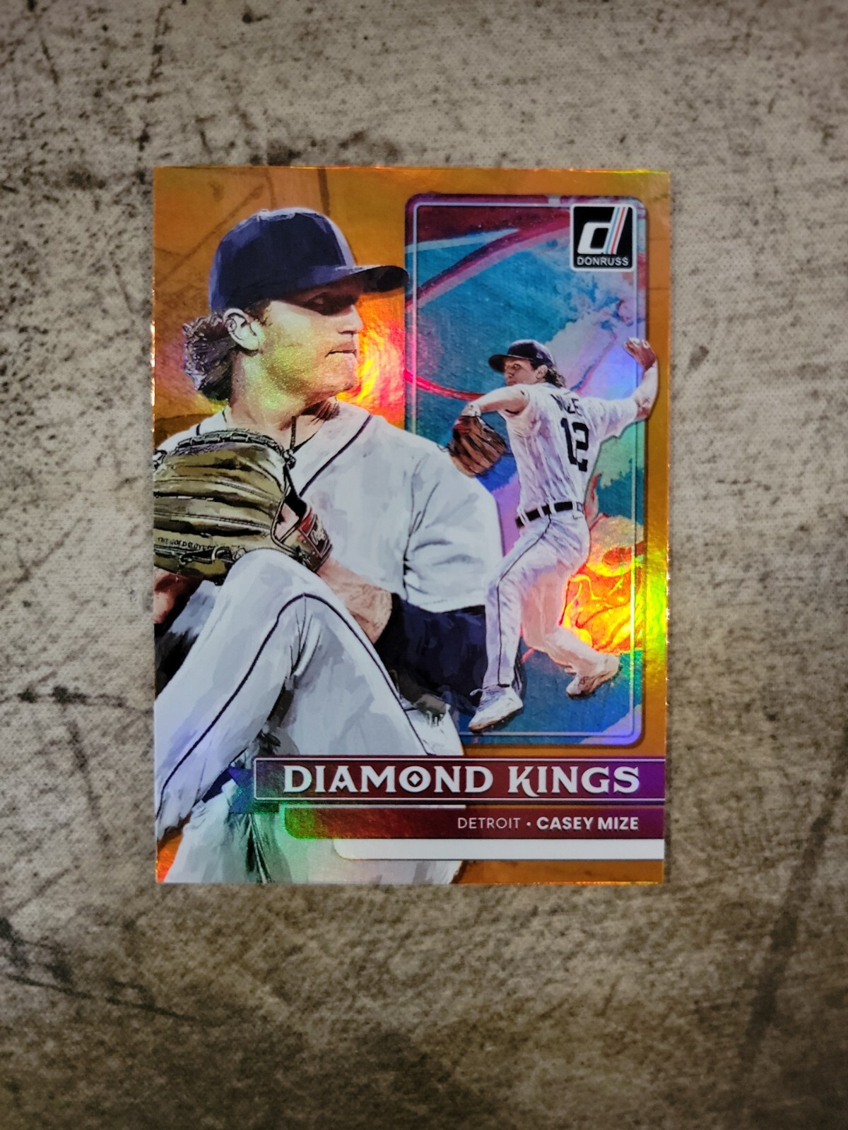 2022 Donruss Baseball | Casey Mize | Diamond Kings | Tigers | Orange ...