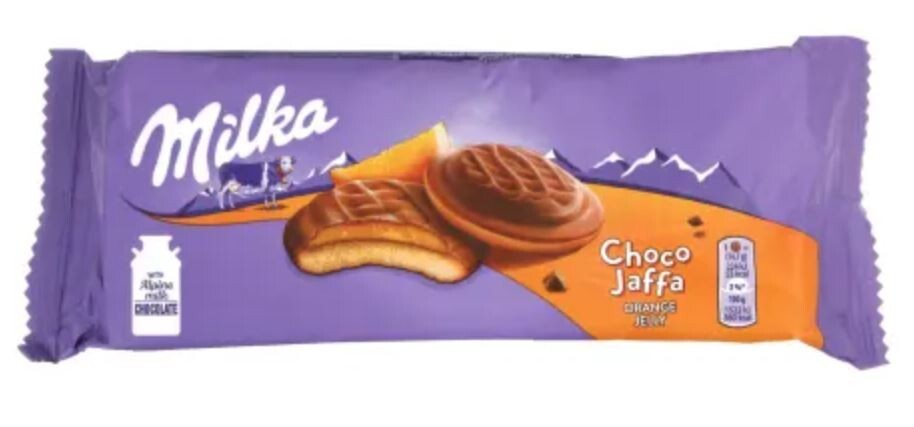 2x Milka Choco Jaffa Cookies Biscuits With Orange Jelly Filling 147g | eBay