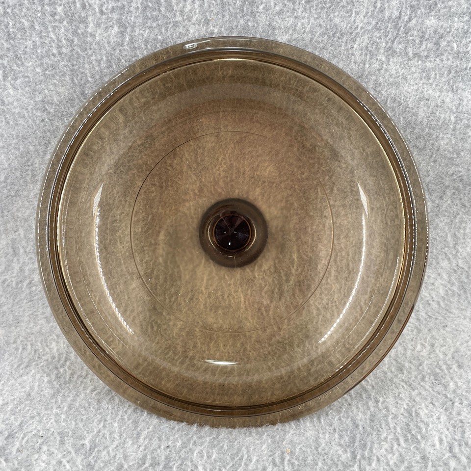 Pyrex Visions Amber Lid 6.5 inch V 1 C Vintage Glass Visionware ...