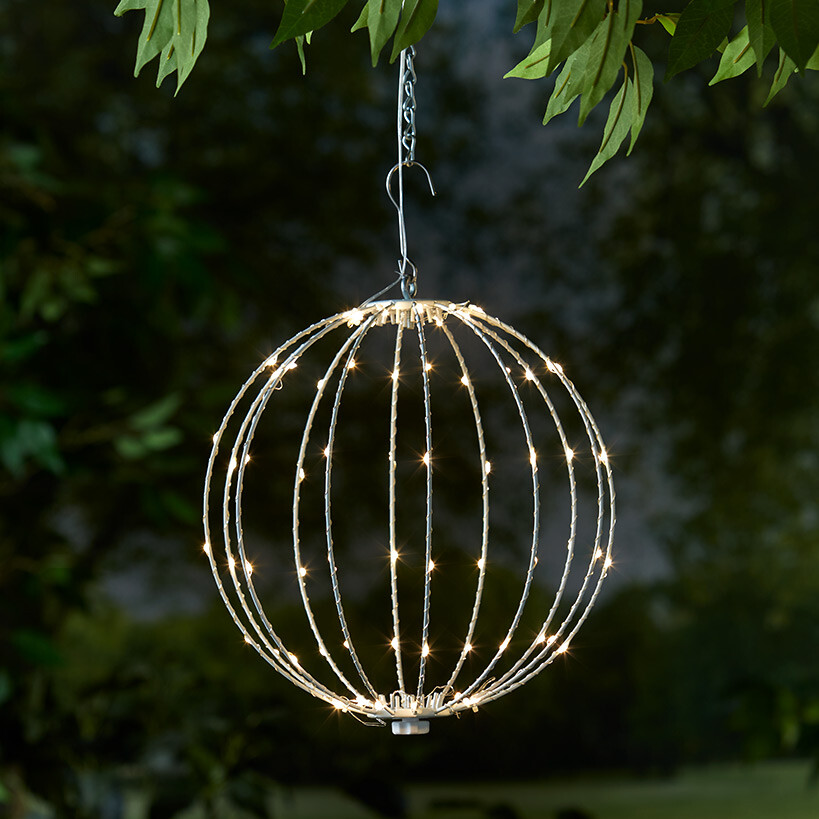 Giant Hanging Round Lanterns Lights Lighting 8 modes Indoor Outdoor in ...