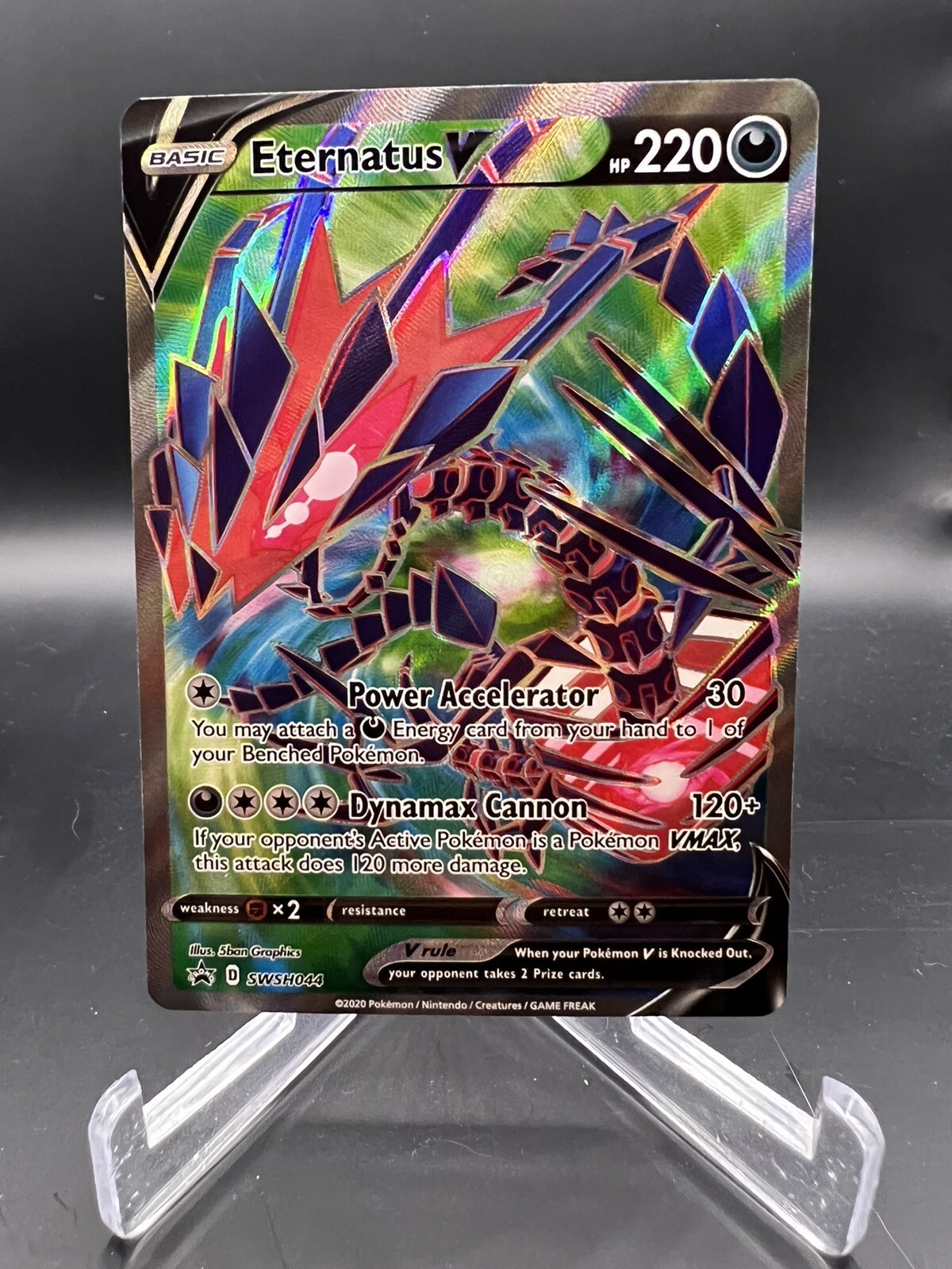 Pokémon TCG Eternatus V SWSH Black Star Promo SWSH044 Holo Promo | eBay