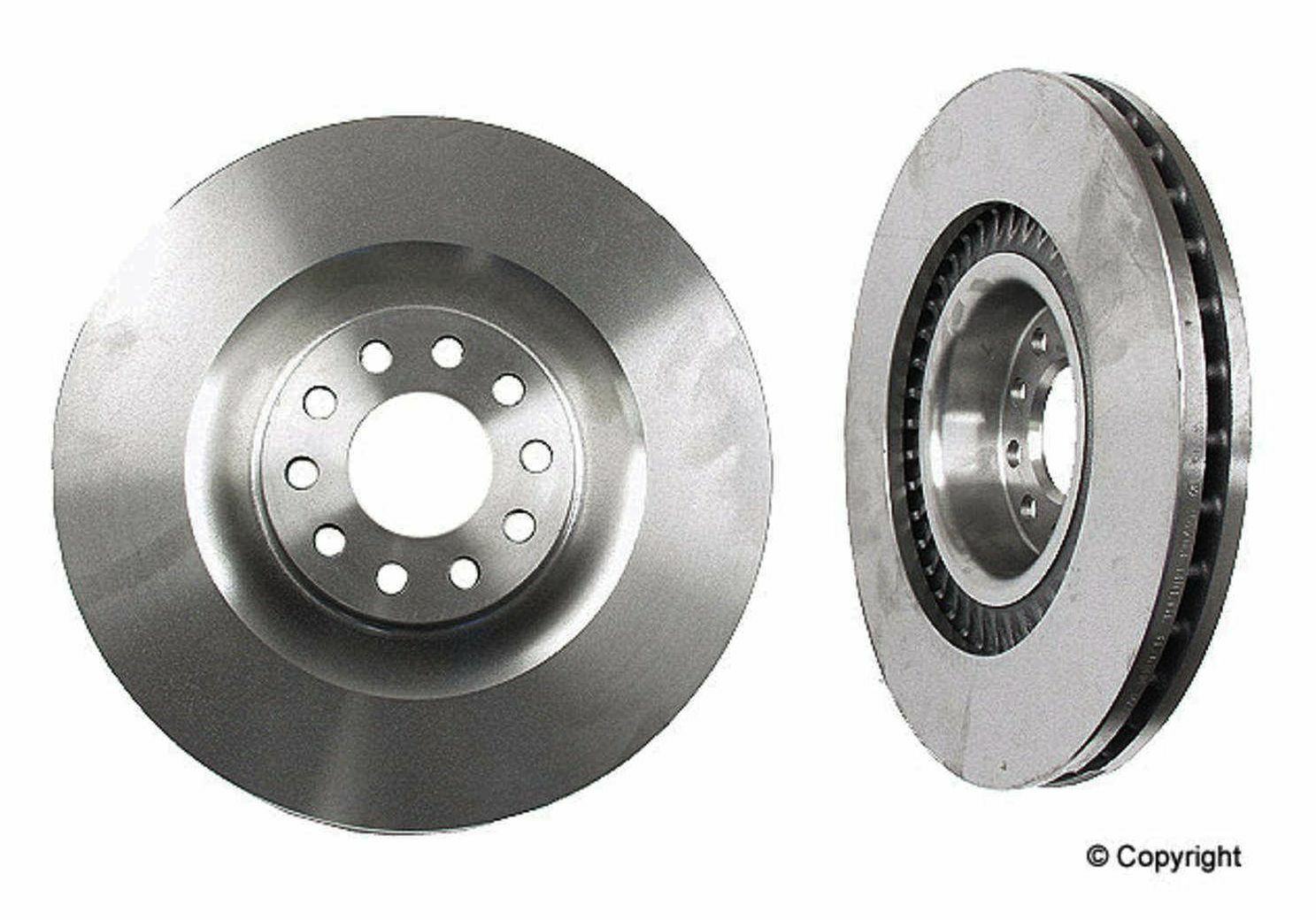 2x ZIMMERMANN FRONT Brake Rotor For AUDI VW (WITH 360mm DISC) A8 ...