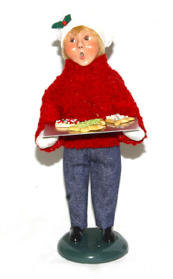 Byers Choice Boy Chef w/ Cookies Caroler - NEW - FREE PRIORITY SHIPPING ...