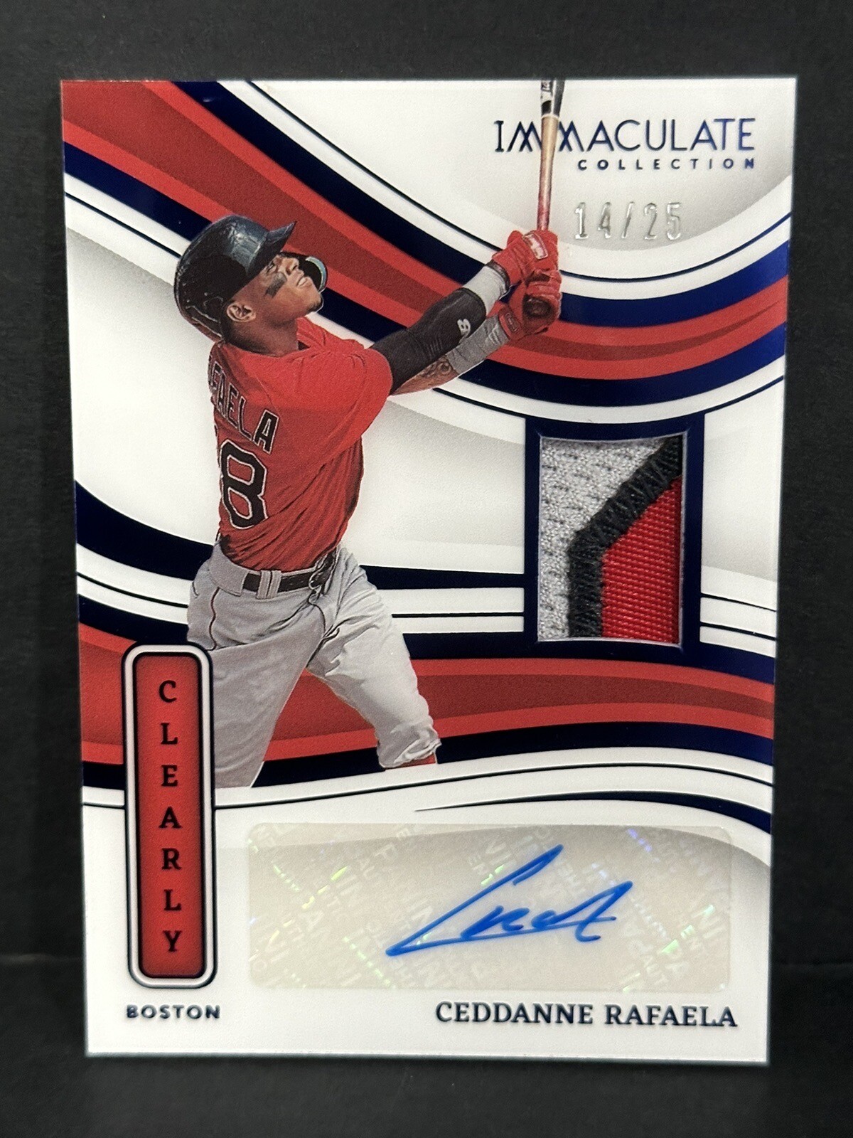 2023 Panini Immaculate Red Sox RC Ceddanne Rafaela RPA Patch Auto ...