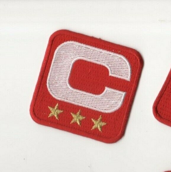 NFL 2019 SEASON CAPTAIN'S JERSEY 4-GOLD-⭐⭐⭐⭐STAR RED PATCH Iron-on ...