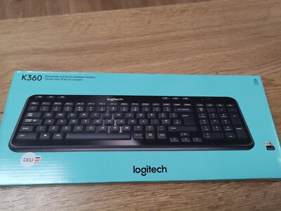 clavier logitech k360 sans fil QWERTY (DEU) | eBay