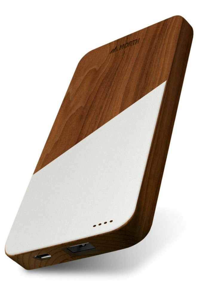 North Wood Power Bank Real Wood Real Power 3000mAh Authentic Walnut ...