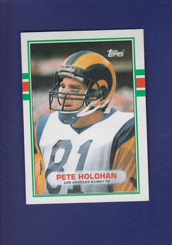 Pete Holohan 1989 Topps NFL Football #124 (NM+) Los Angeles Rams | eBay