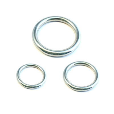 O Ring A4 316 Stainless Steel Polished Welded Round Rigging Hardware ...