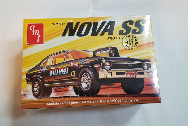 AMT Chevy Nova SS Pro Stocker Plastic Car Model Chevrolet Street 1 25 ...