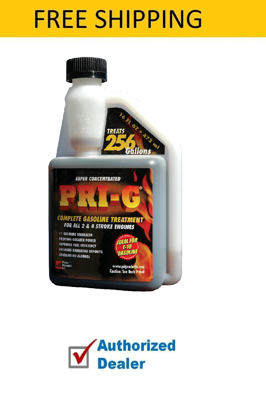 PRI-G Fuel Stabilizer For Gasoline Treatment 16oz | 16oz | Lubricity ...