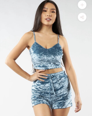 Buff Bunny Velvet Crop Top | eBay