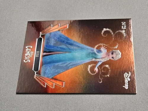 2025 Topps Disney Genesis Orange Refractor Foil Card #37 Elsa /25 Rare ...