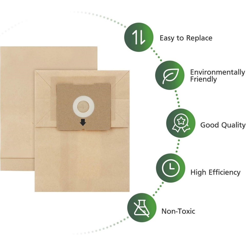 10* Vacuum Cleaner Dust Bags 213-8425, 2138425 For Bissell ZING 4122 ...