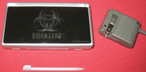 Nintendo DS Lite Console + BIOHAZARD SKIN / TESTED/ Screens In Good ...