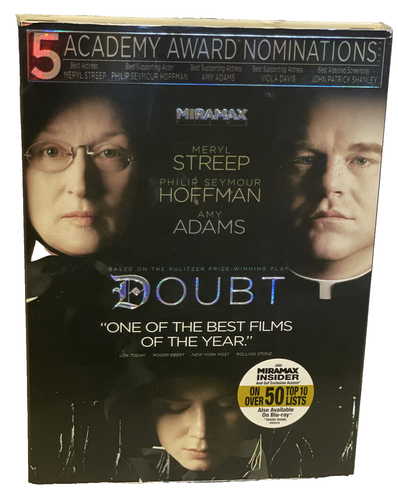 Doubt (DVD, 2009) Widescreen Meryl Streep Amy Adams Philip Seymour Ho Slip Cove 786936756173| eBay