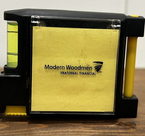 Modern Woodmen Tape Measure, Level, Notepad, Pen, Belt Clip, Logo ...
