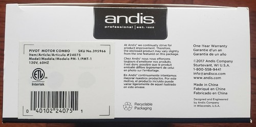 Andis Pivot Motor Clipper & Trimmer Combo and Guides w/Blade Brush | eBay