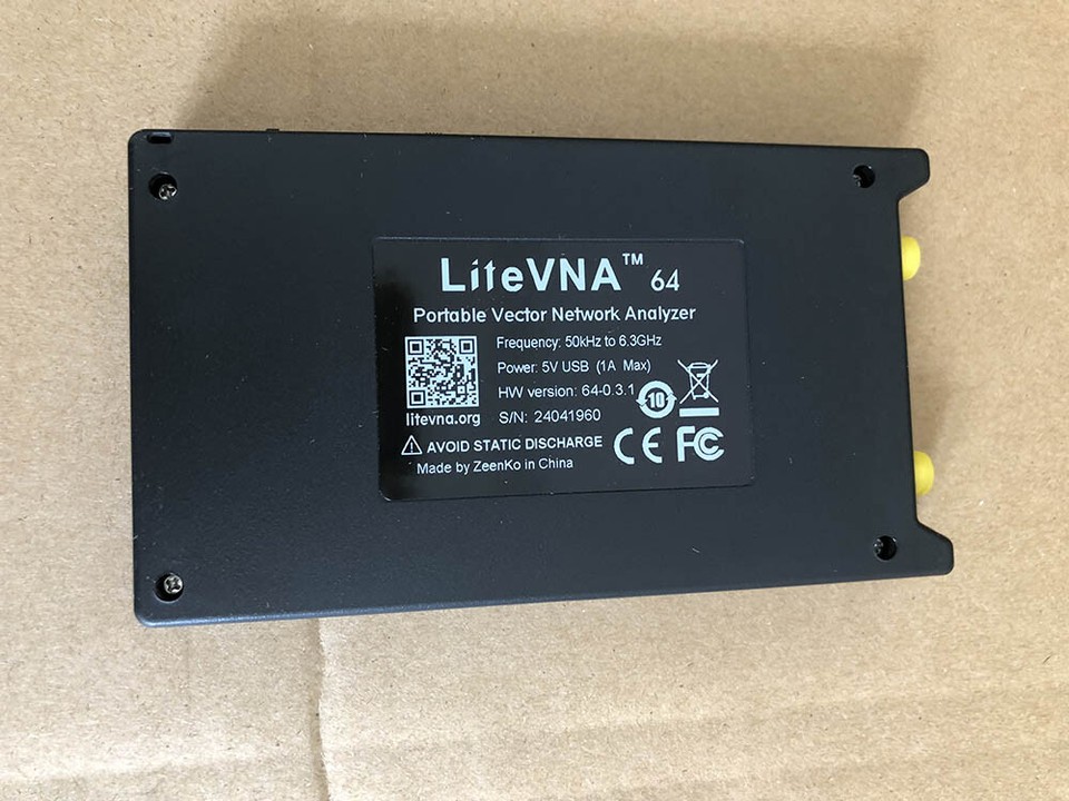 LiteVNA-64 VNA Analyzer 50KHz-6.3GHz Vector Network Analyzer Antenna ...