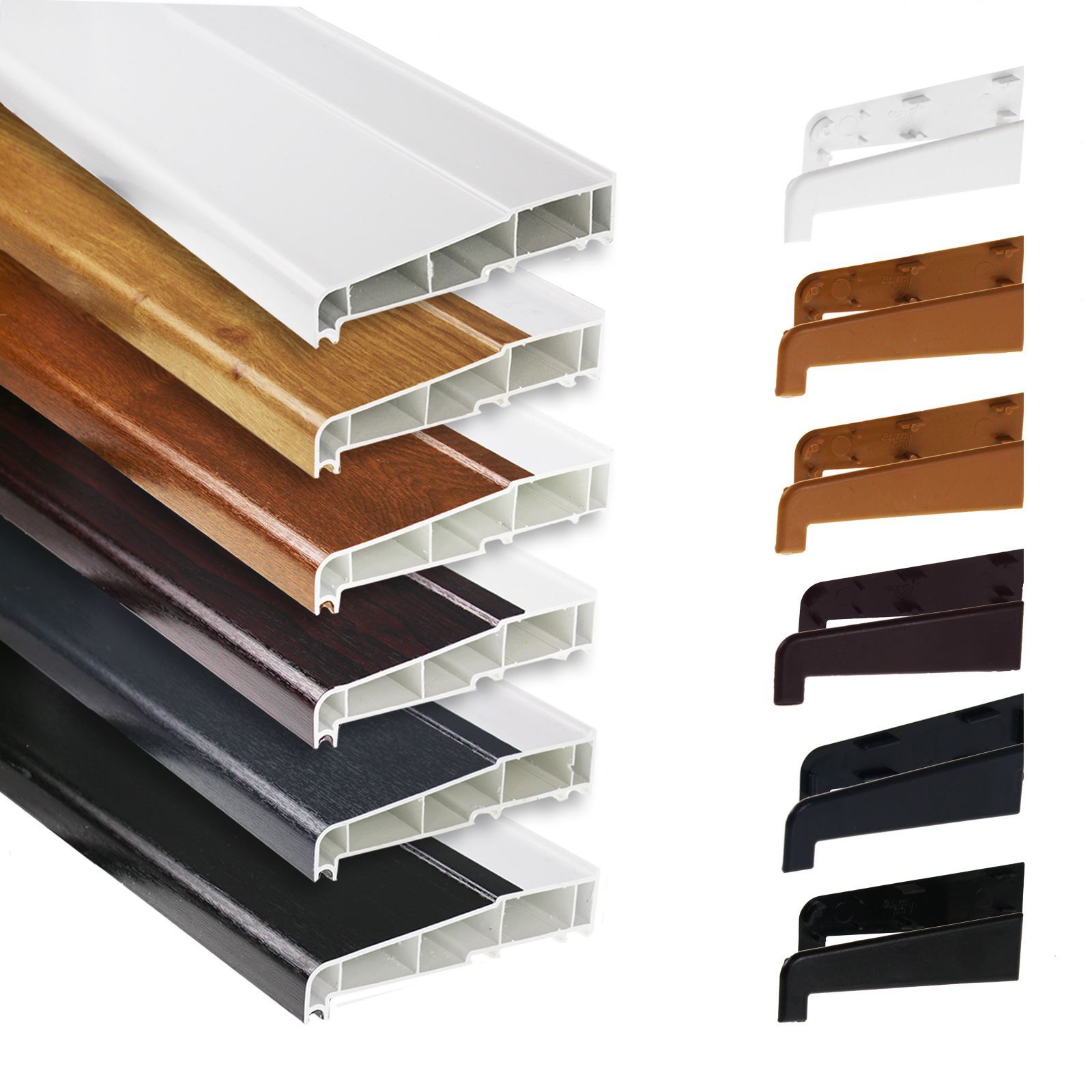 uPVC Window Door Cill 150mm Eurocell Plastic External PVC Sill 2m & 2 ...
