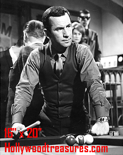 Don Adams~Playing Pool~Get Smart Star~Billiards~Shooting Pool~16" x 20 ...