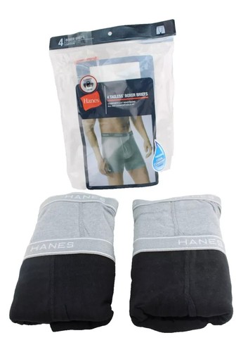 New HANES Medium 32- 34 Multi Color 4 Pair Comfortflex Wicking Boxer ...