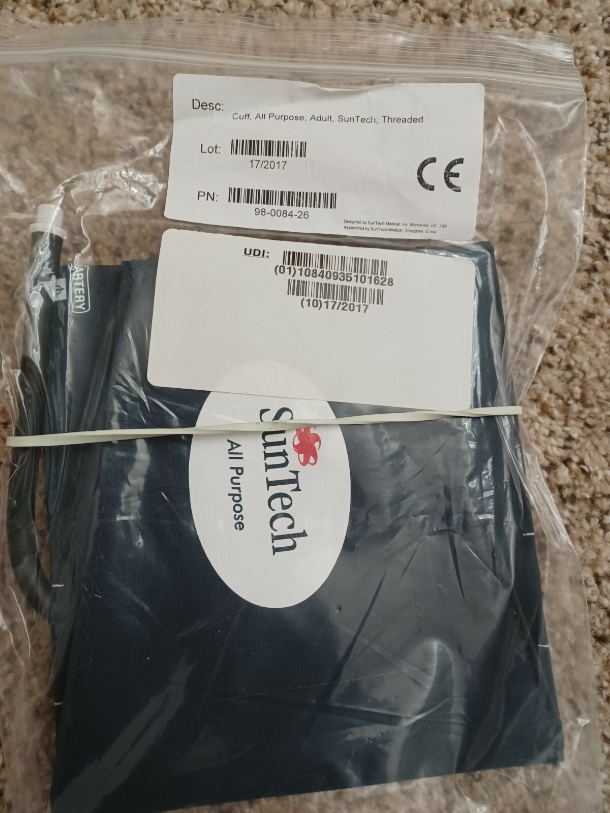 SunTech Cuff Large Adult Long /1 Tube Connect 98-0084-26 for sale ...