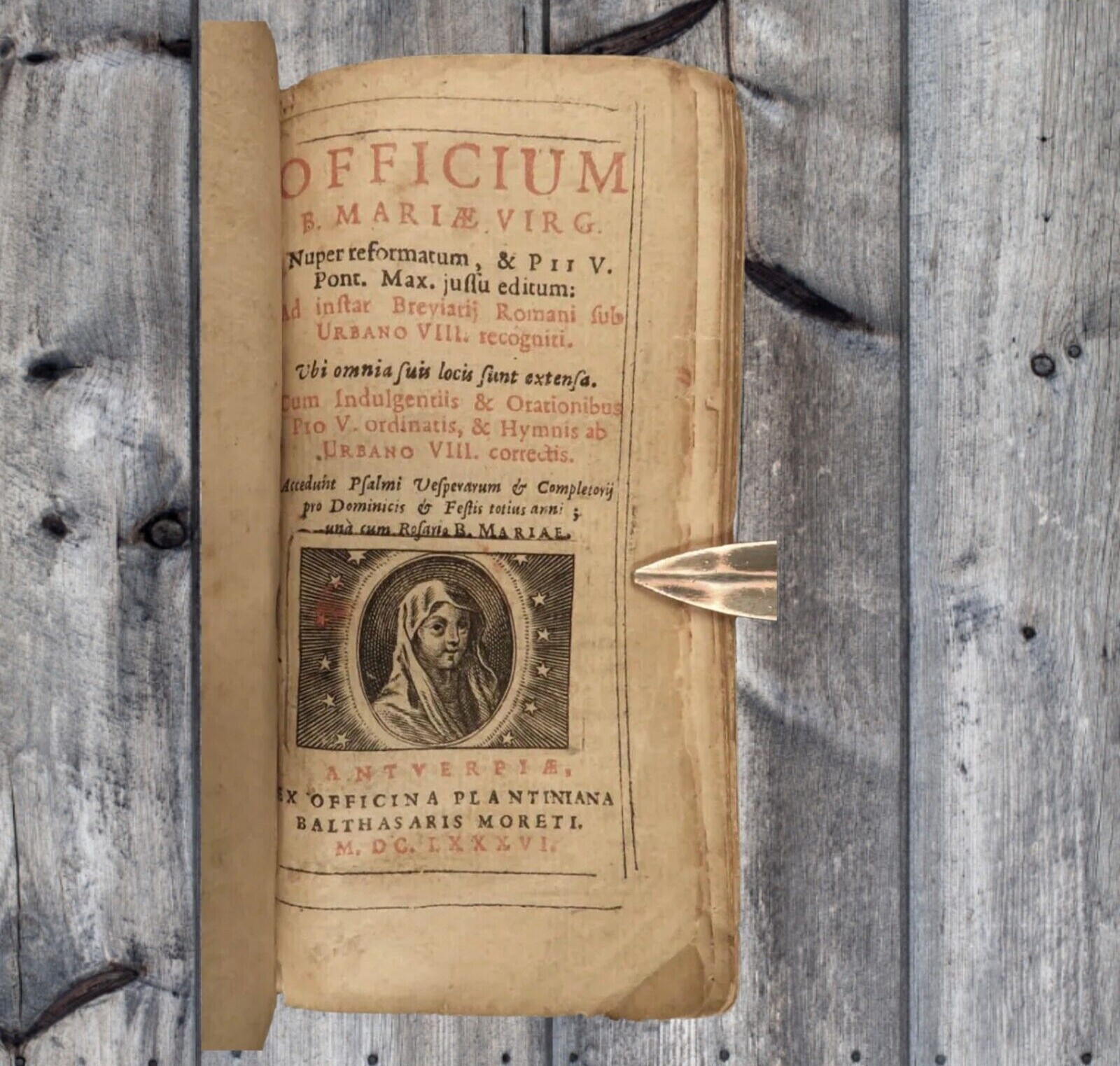 Roman Catholic Prayer Book 1686 - Rare Antique Books - Catholic Church ...