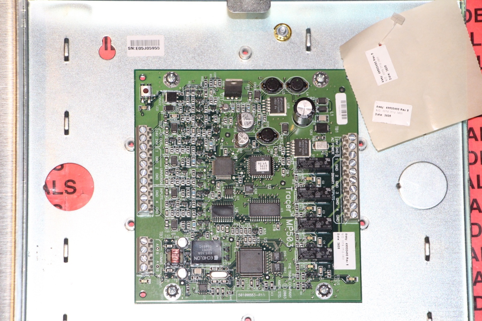 Trane 49500490 Tracer Controller MP503 | eBay