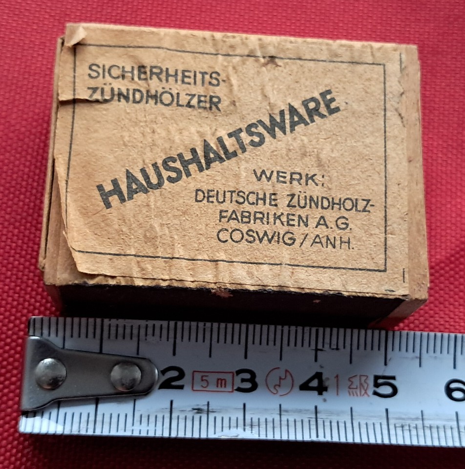 WW2 German original German matches Very Rare War Relic | eBay